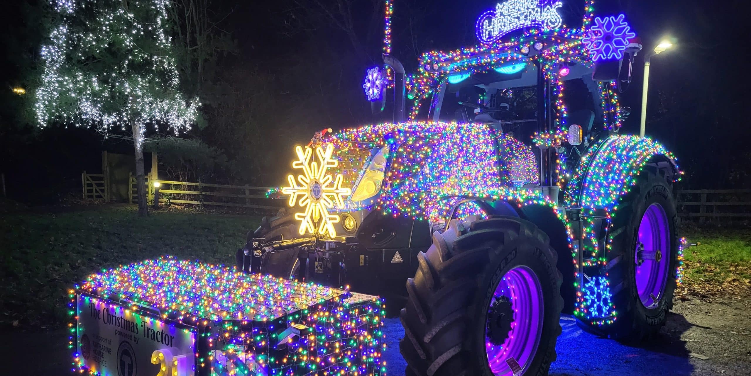Andy and Chantelle’s Christmas Tractor | Katharine House Hospice